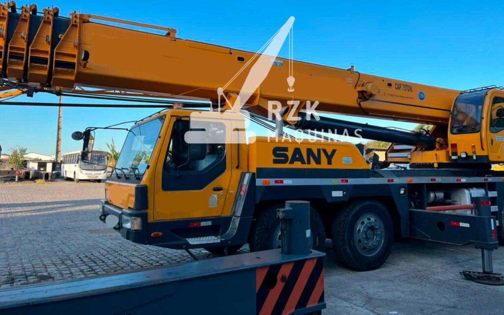 GUINDASTE SANY STC 75 – 2012 – RZK Máquinas