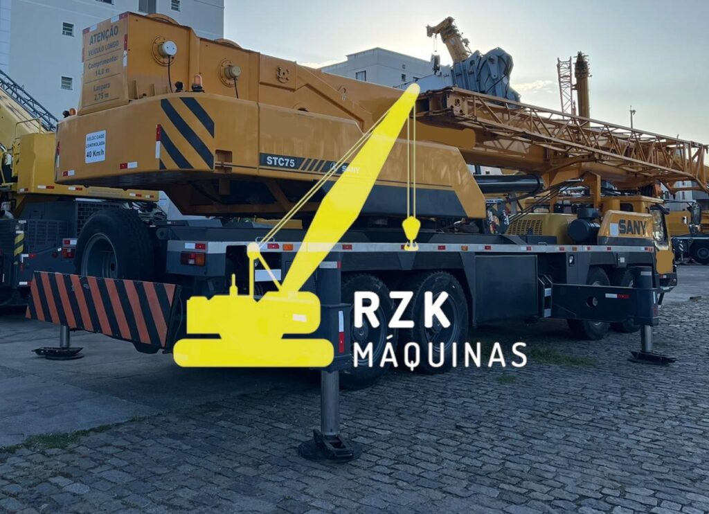 GUINDASTE SANY STC 75 – 2012 – RZK Máquinas