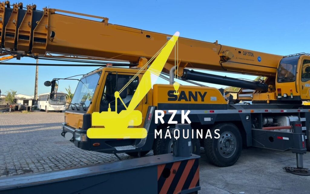 GUINDASTE SANY STC 75 – 2012 – RZK Máquinas